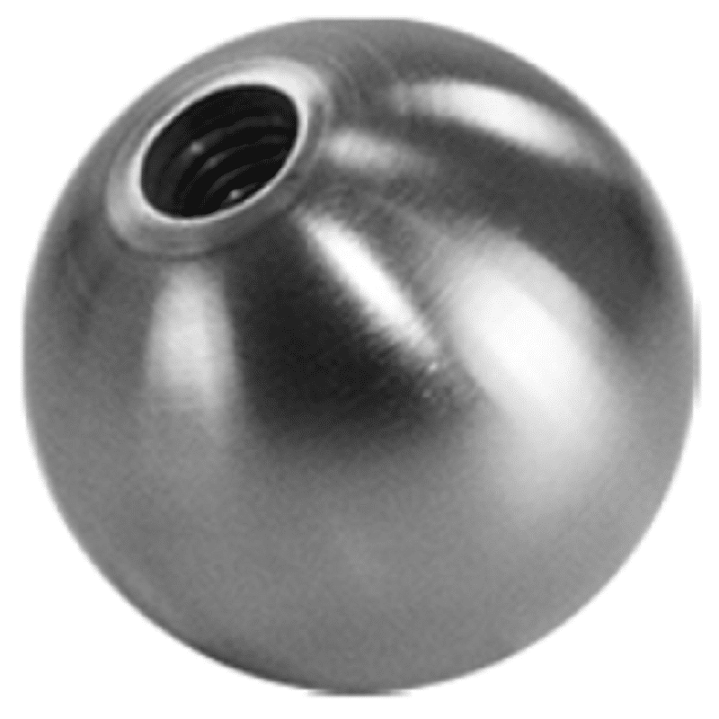 Dekokugel Ã˜ 48,3 x 2 mm Edelstahl matt geschliffen